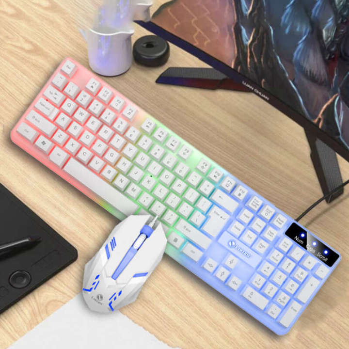 Li magnesium GTX350 luminous set, suspended keyboard, mechanical feel ...