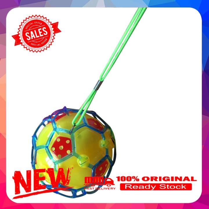 Shiny LED Light Flashing Music Ball Jumping Bouncing Football Baby Kids ...