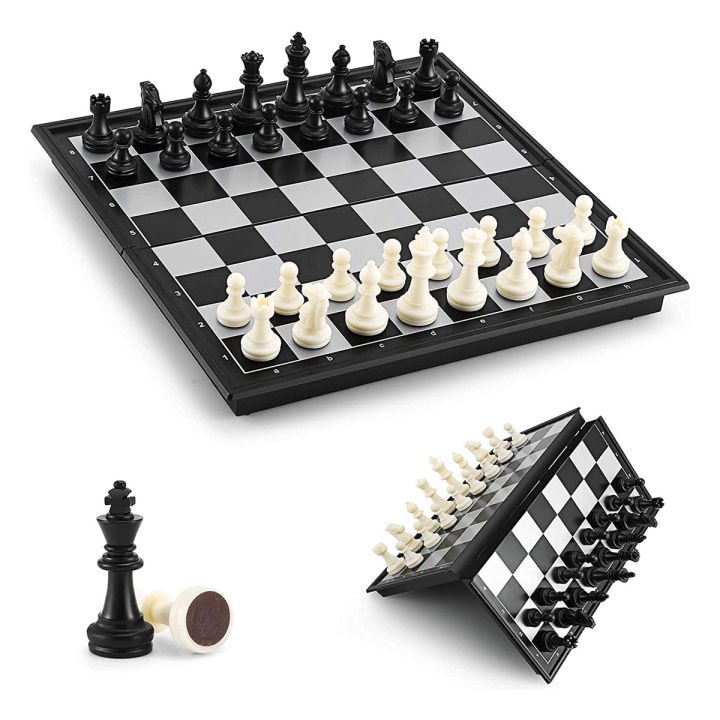 Magnetic Chess Board High Class Chess Set with Folding Chess Board 10 ...
