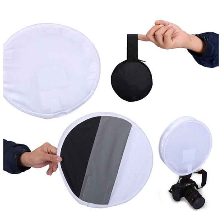 New Selens Portable 31cm Grey gray card diffuser Softbox For Canon ...