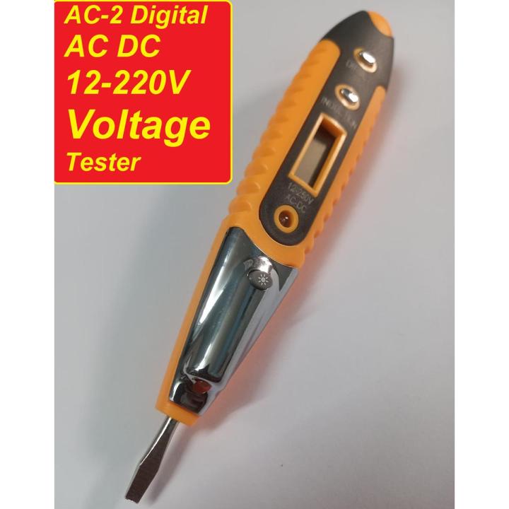 Digital AC/DC-12-220V-Non-Contact Voltage Detector Tester Pen With ...