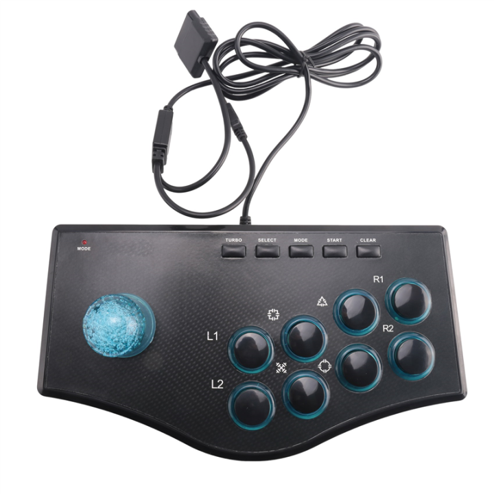 Retro Arcade Game Rocker Controller Usb Joystick For Ps2//Pc/Android ...
