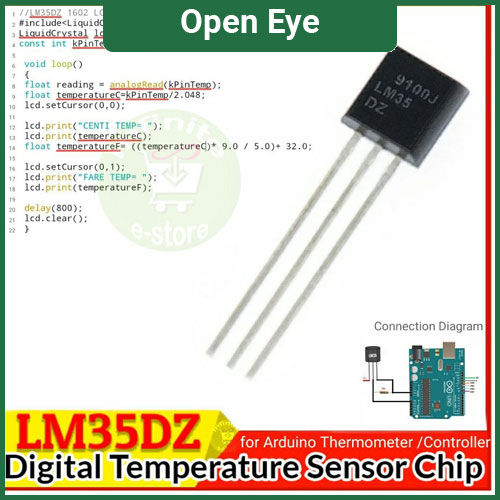 LM35DZ TO-92 LM35 IC Chip Precision Centigrade Temperature Sensor ... LM35DZ TO-92 LM35 IC Chip Precision Centigrade Temperature Sensor ...