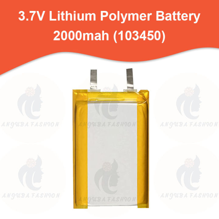 3.7V 2000mAh Lithium Polymer Battery (1 Pcs) | Daraz.com.bd