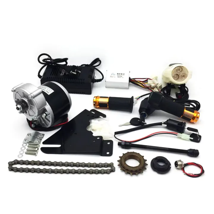 Electric Cycle Motor Conversion Kit Full Set With Charger 24v 250w 3850 ...
