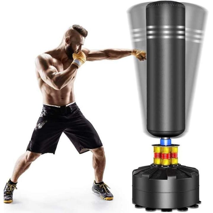 Boxing Stand 180cm Hydraulic Gym Punching Bag Freestanding Suction ...