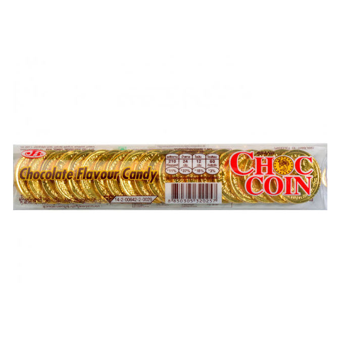 Choc Coin Gold Candy - Chocolate Flavoured, 56 g | Daraz.com.bd