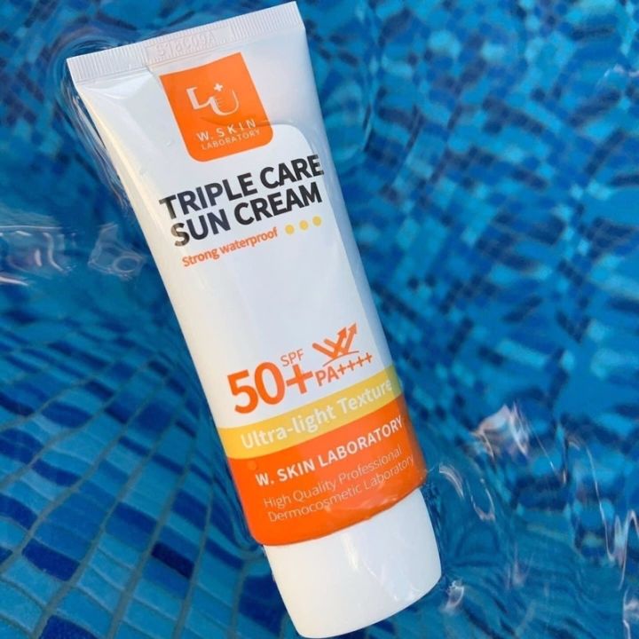 W.Skin Laboratory Triple Care Sun Cream SPF50+ PA++++ | Daraz.com.bd