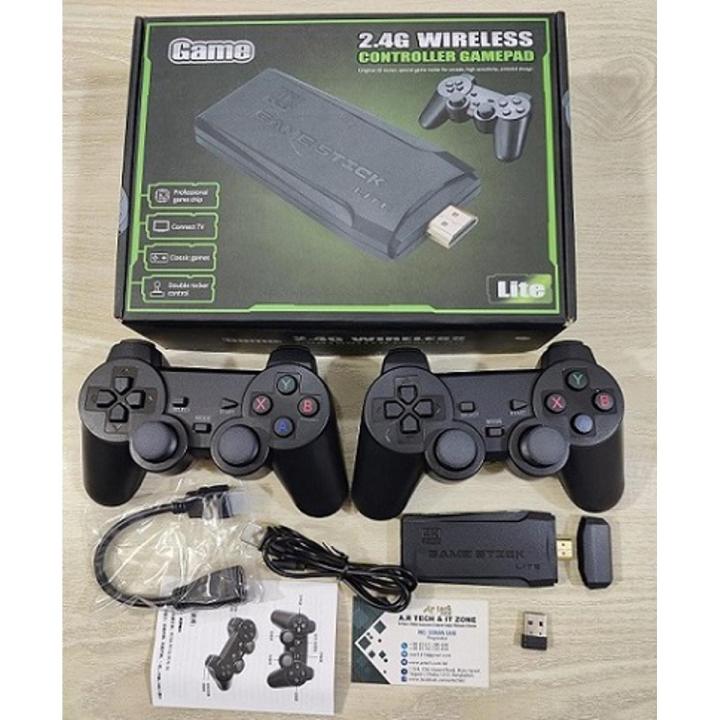 M8 Lite 4k Ultra HD Wireless TV Game Stick 64GB Memory 10000 Game ...