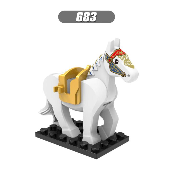 【Big-Sales】 Single Sale Medieval Knight Rohan Roman War Horse Building ...