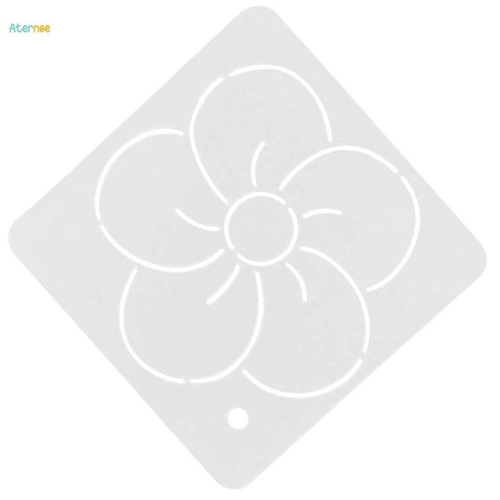 2xSemi-Transparent Acrylic Quilt Template Patchwork Embroidery Stencils ...