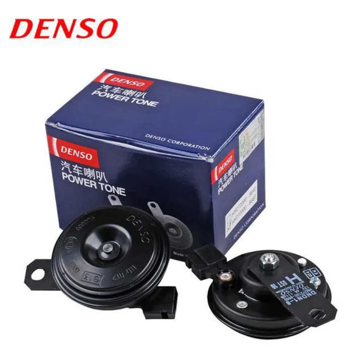 DENSO Car Disk Air Horn Waterproof Universal Original 12V loud ...