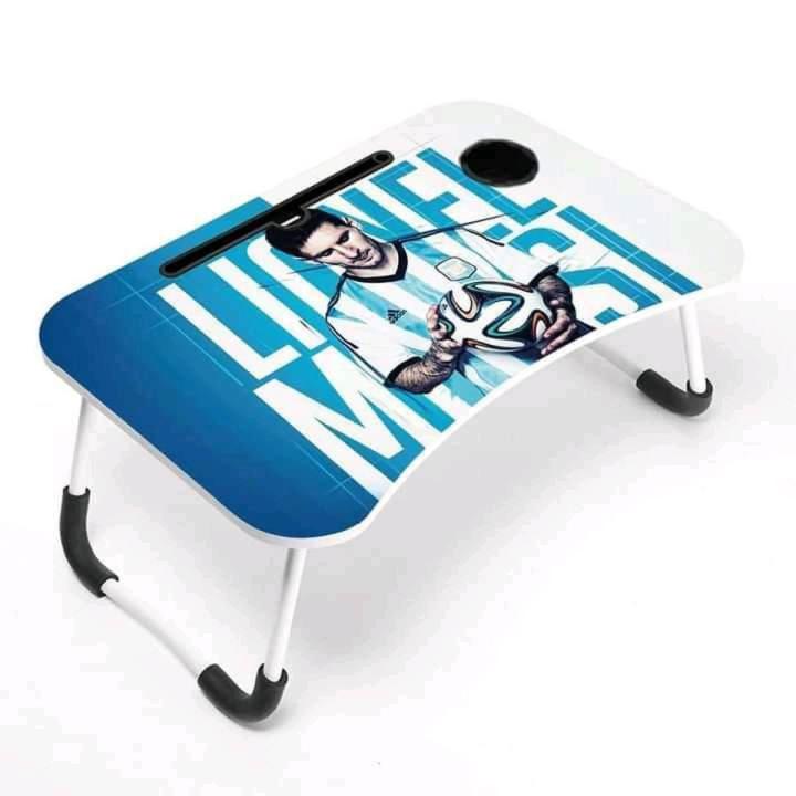 printed Computer Laptop Desk Small Foldable Multi-Function Bed Desk ...