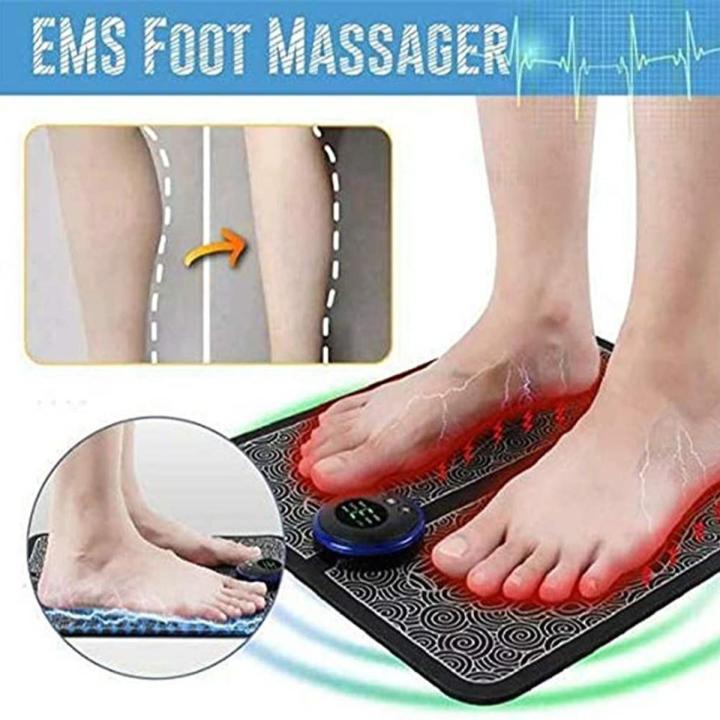DIIIBARLORY Foot Massager Machine, EMS Leg Reshaping Foot Massager ...