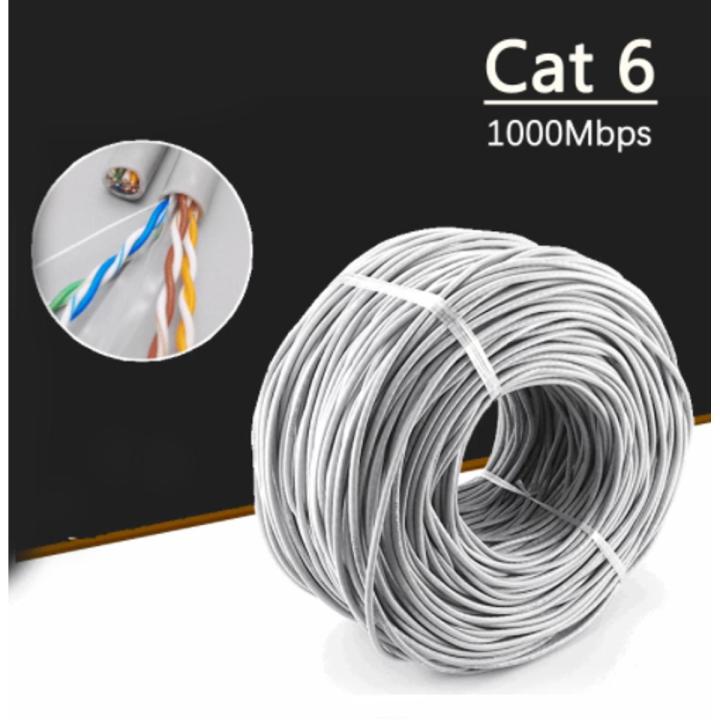 Cat-6 Rj45 Ethernet Lan Network Cord Cable Lead - 10/100/1000Mbps ...
