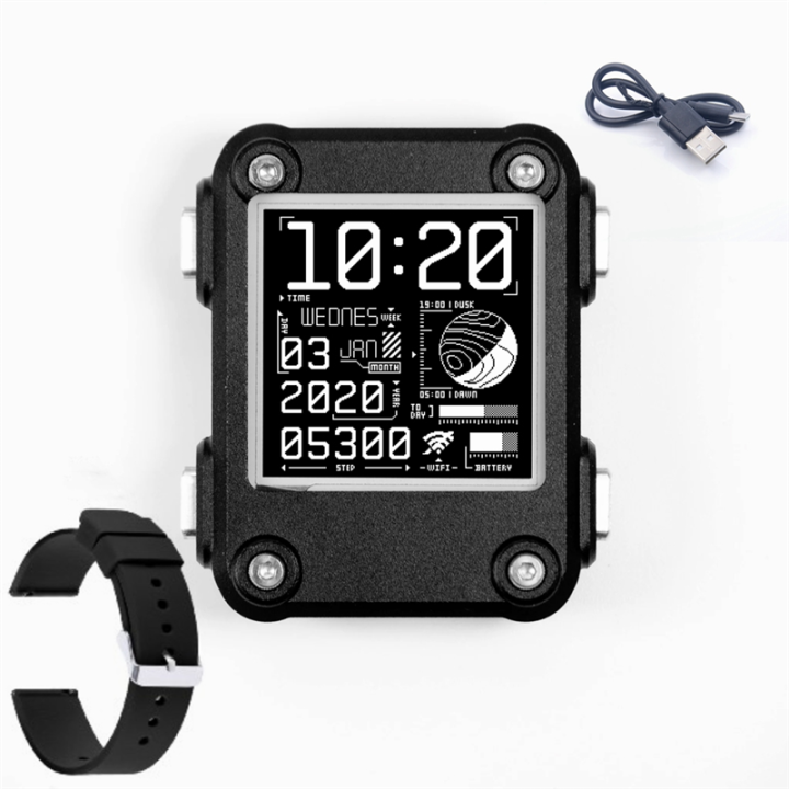 Watchy V2.0 PLUS Programmable Electronic Watch ESP32 Based Fully Open ...