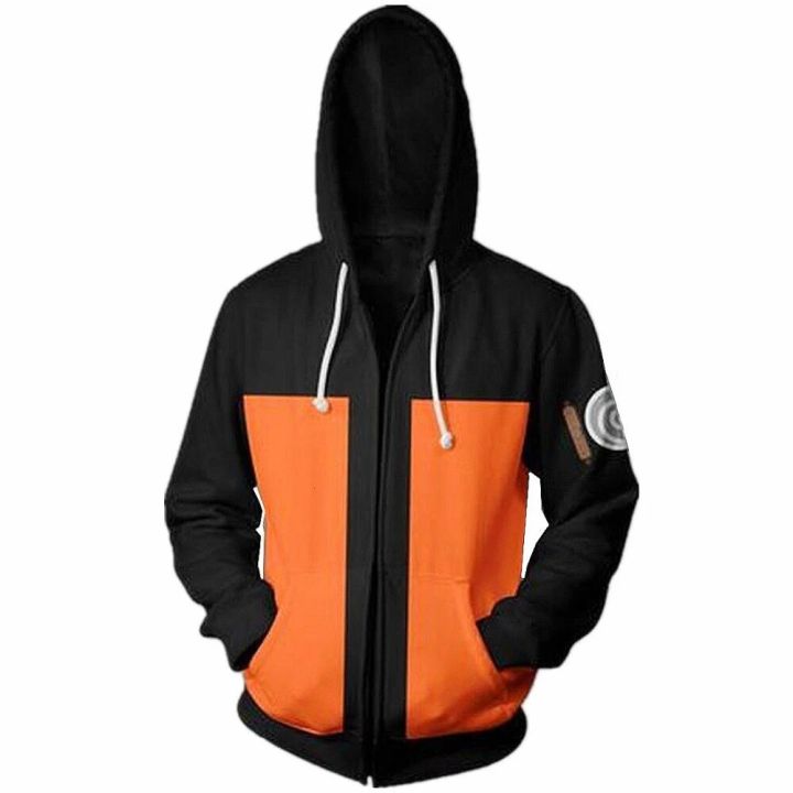 Anime Zipper Autumn Hoodies Men Women Cosplay akatsuki Hoodie 3D Print ...