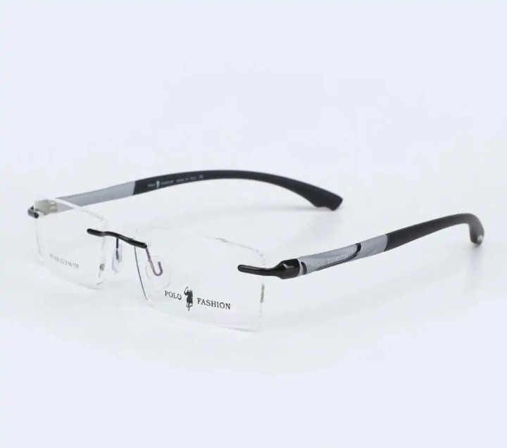 Polo Fashion Premium Quality Rimless Frame Square Style Eyewear