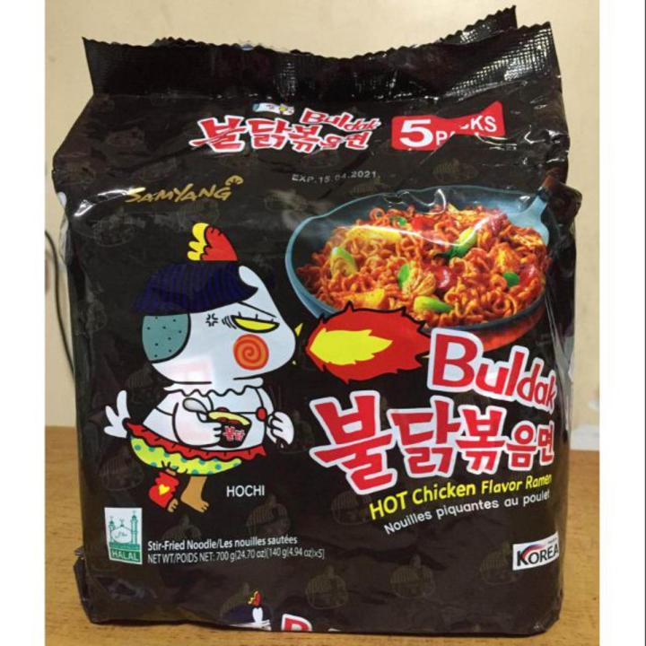 Samyang - Buldak - Hot Spicy Chicken Ramyun, Ramen, Korean Instant Hot ...