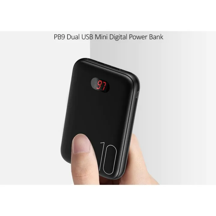LED Digital 10000mAh Mini Power Bank | Daraz.com.bd