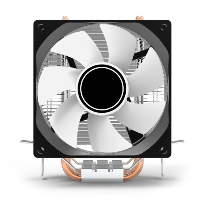 A200 9CM RGB CPU Cooler Fan with Pipes Color Light Computer Radiator ...