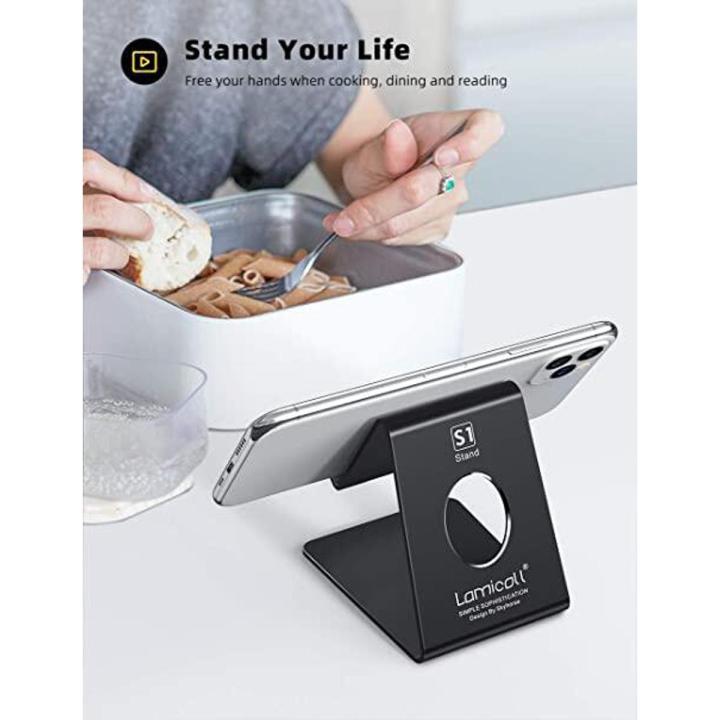 Lamicall Cell Phone Stand, Phone Dock: Cradle, Holder, Stand for Office ...