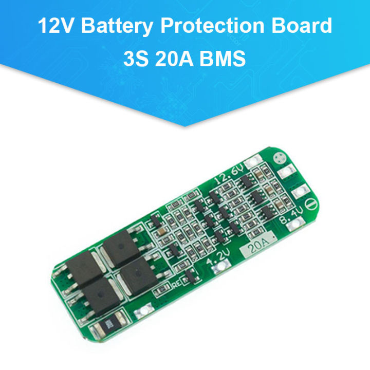 3s BMS 20A Lithium-Ion 18650 Battery Charger PCB BMS Protection Board 12.6V | Daraz.com.bd