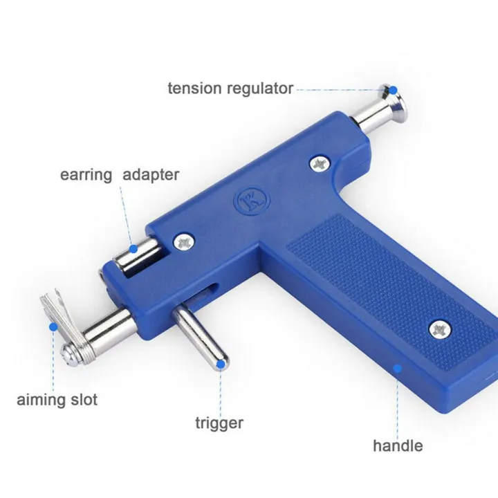 Ear Piercing Machine Kit Safety Ear Nose Navel Body Piercing Gun - Nose ...