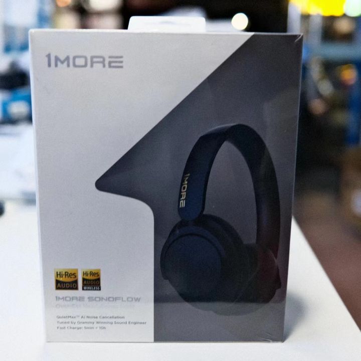Original 1more Sonoflow (Pro) HQ51 Over-Ear Headphones Wireless Bluetooth Noise Cancelling Hifi ...