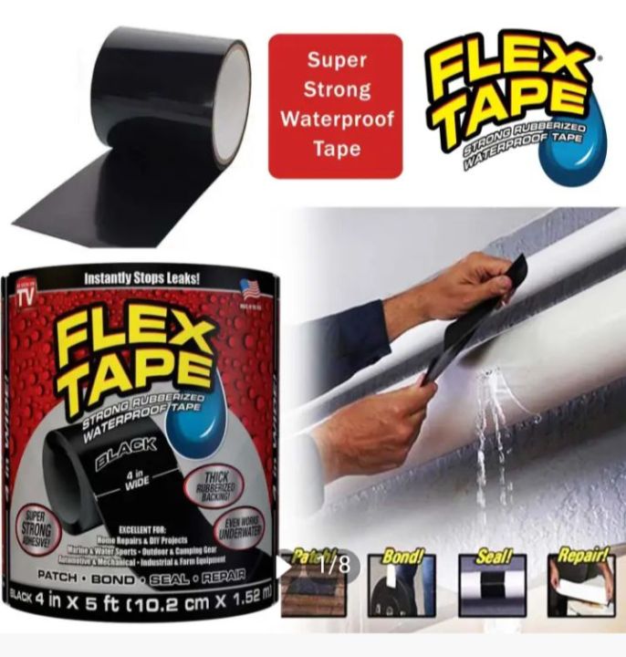 HA Flex Tape Strong Rubberized Waterproof Tape Pipe Repair Strong ...