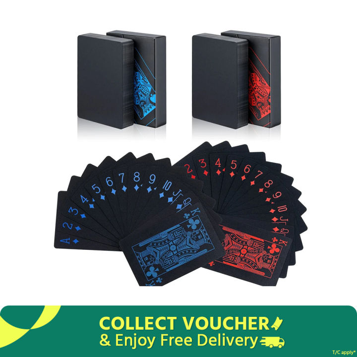 Waterproof Card 54Pcs/Deck Premium PVCluxury Cards Perfect for Parties ...