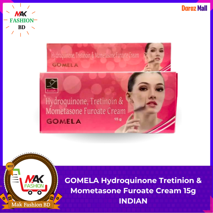 GOMELA Hydroquinone Tretinion & Mometasone Furoate Cream 15g | Daraz.com.bd