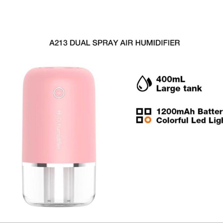 A213 Humidifier Rechargeable 400ml Air Freshener | Daraz.com.bd