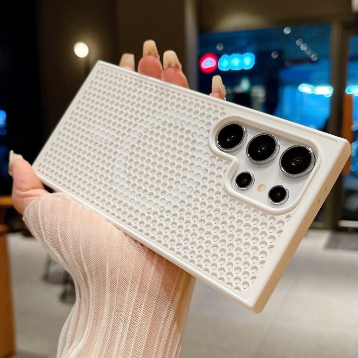 HOCE Mesh Magnetic Phone Cases For Samsung Galaxy S25 S24 S23 FE S22 ...