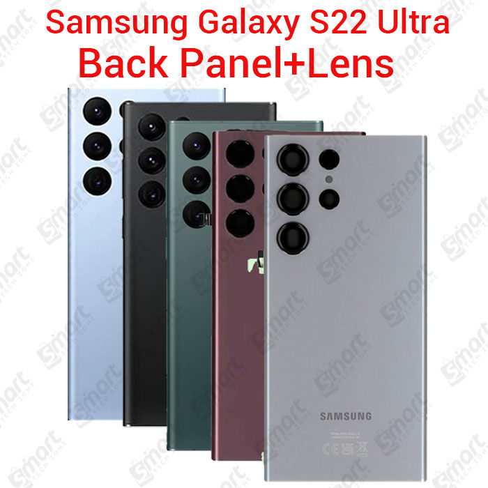 Samsung Galaxy S22 Ultra Back Panel/Backshell/ Casing + Camera Lens ...
