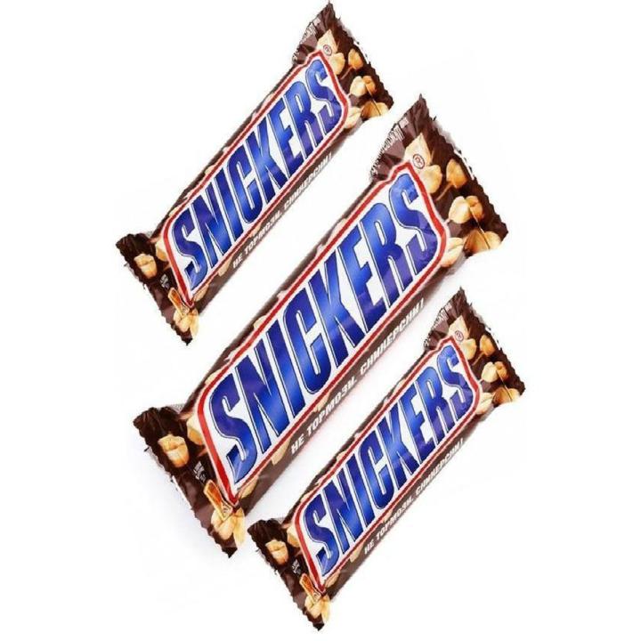 Snickers Chocolate Pack of 3 - 150g | Daraz.com.bd