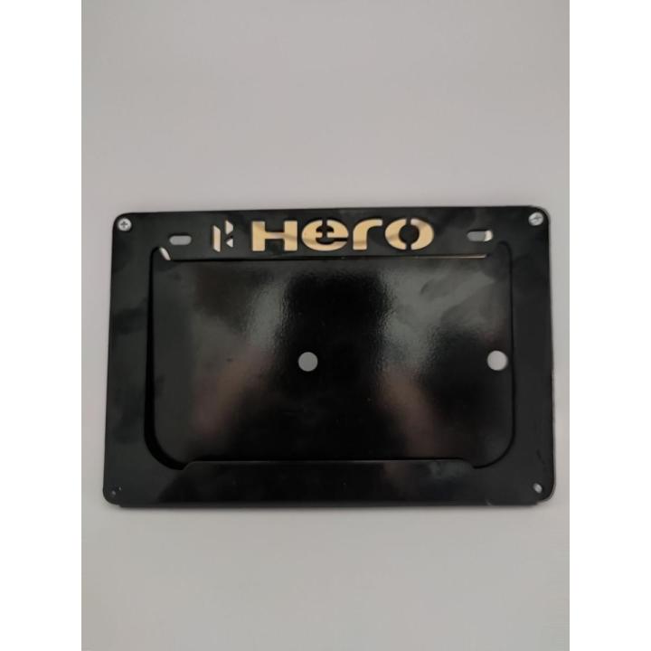 Hero Motorcycle Steel Number Plate Holder Double part | Daraz.com.bd