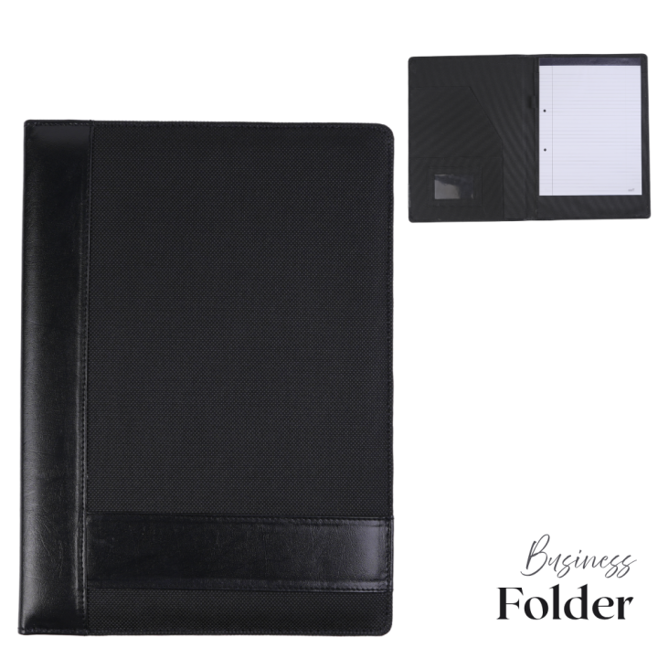 Regular Business Folder – PU Leather Document Organizer for Office ...
