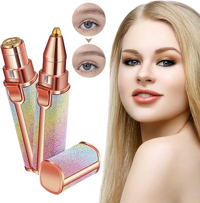 BLAWLESS Rechargeable 2 in 1 Facial Hair Remover and Eyebrow Trimmer ...