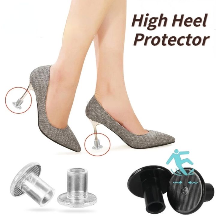Stiletto Transparent Heel Stoppers Non-slip Wear-resistant High Heels ...