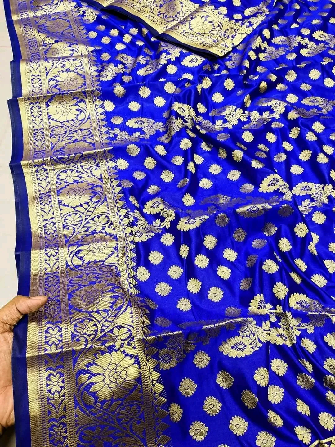 Fashionable Tangail HalfSilk Katan Saree for Without Blouse Piece For ...