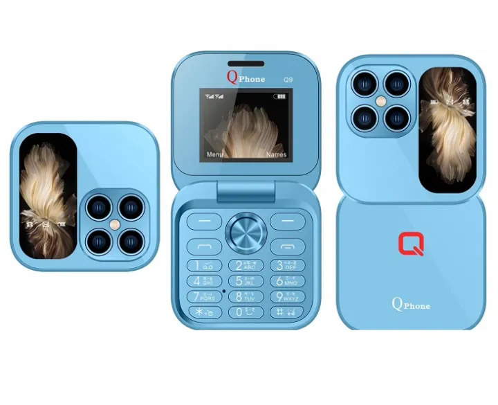 Qphone Q9 Flip Phone Dual Sim Warranty | Daraz.com.bd