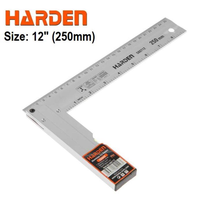 Harden 10" Aluminum Try Square Matam Measuring Tools Professional ...
