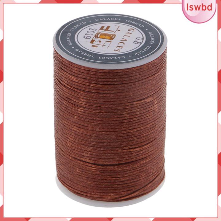 【Activity Price】 0.8mm Flat Waxed Polyester Thread for Sewing Clothes ...