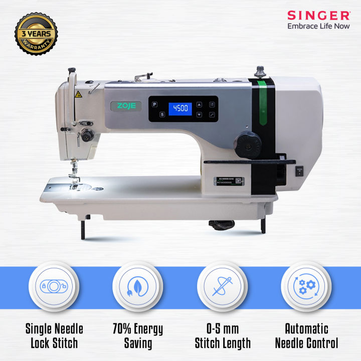 ZOJE Industrial Sewing Machine A6000R-G | Daraz.com.bd