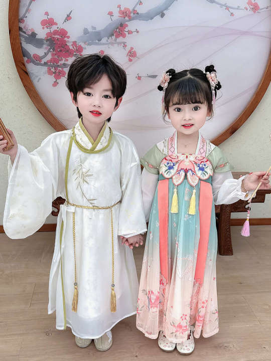 Hanfu and Autumn Song children's Spring boys ancient handsome Li ...