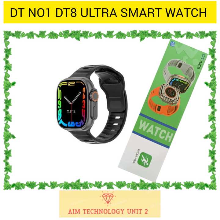 Dt No1 Dt8 Ultra Smart Watch - Smart Watch | Daraz.com.bd