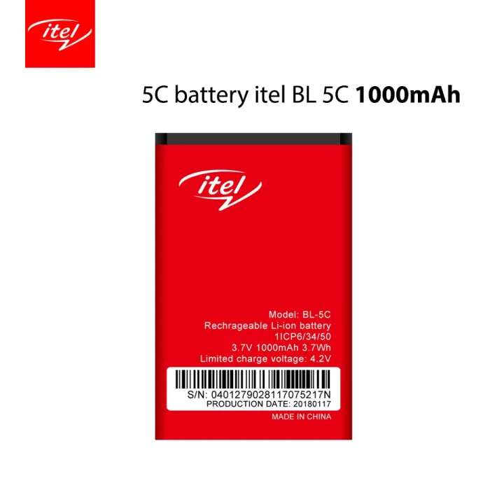 Itel BL-5C / Itel BL-4C 1050 mAh Mobile Battery for Itel 2171 | Daraz ...