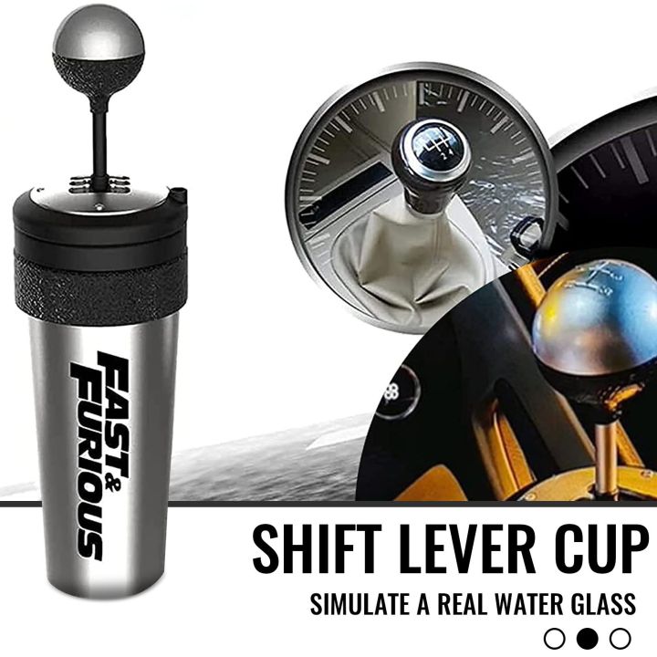 650ml Car Drink Bottle With Straw Fast And Furious 9 Gear Shift Cup ...