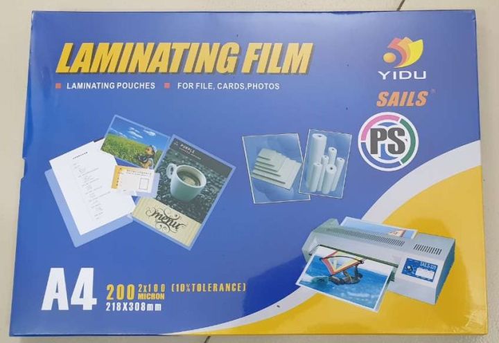 A4 laminating film 100 micron ( 218*308 mm) | Daraz.com.bd